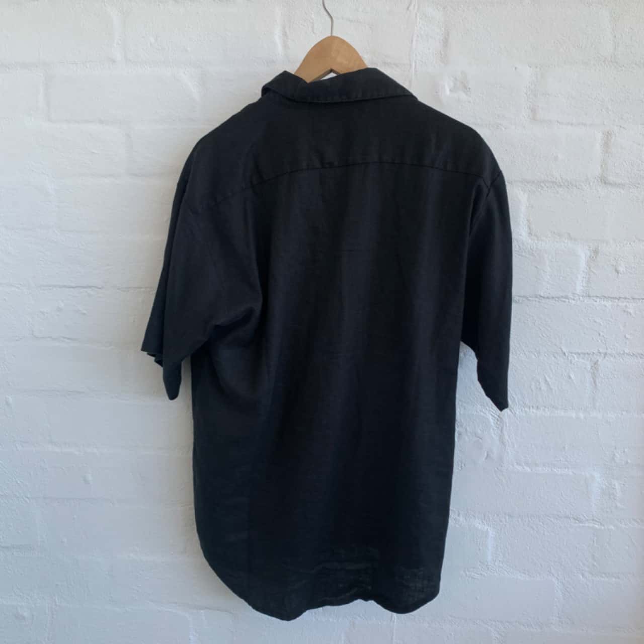 Cools Club Men’s Small Black Linen Button-Up(s)