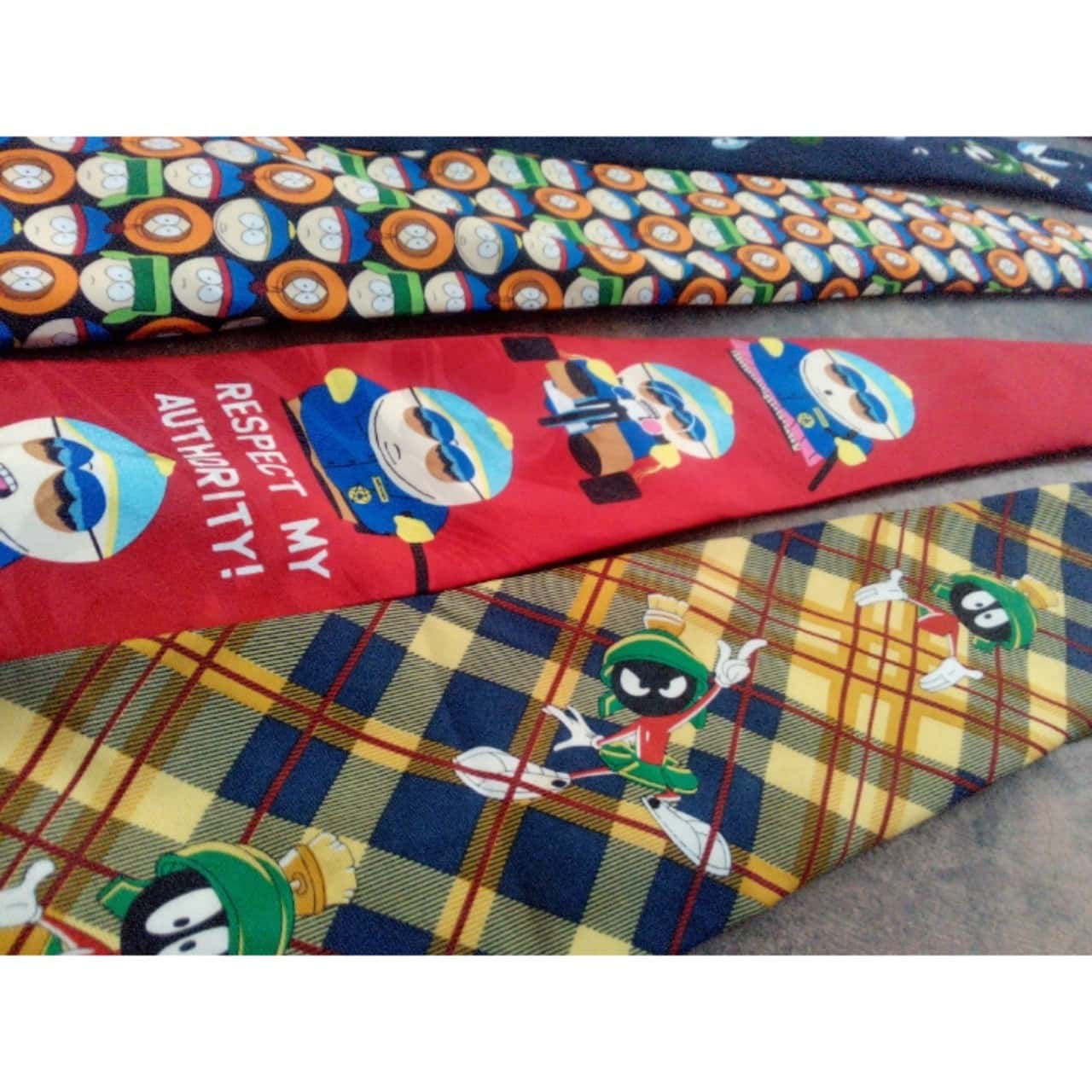 Tweety, Marvin The Martian, South Park Tie Bundle(s)