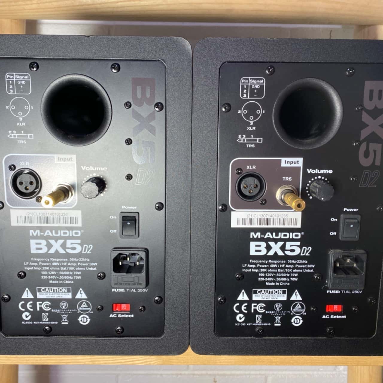 M-Audio BX5-D2 Powered Speaker Pair *PICK UP ONLY*