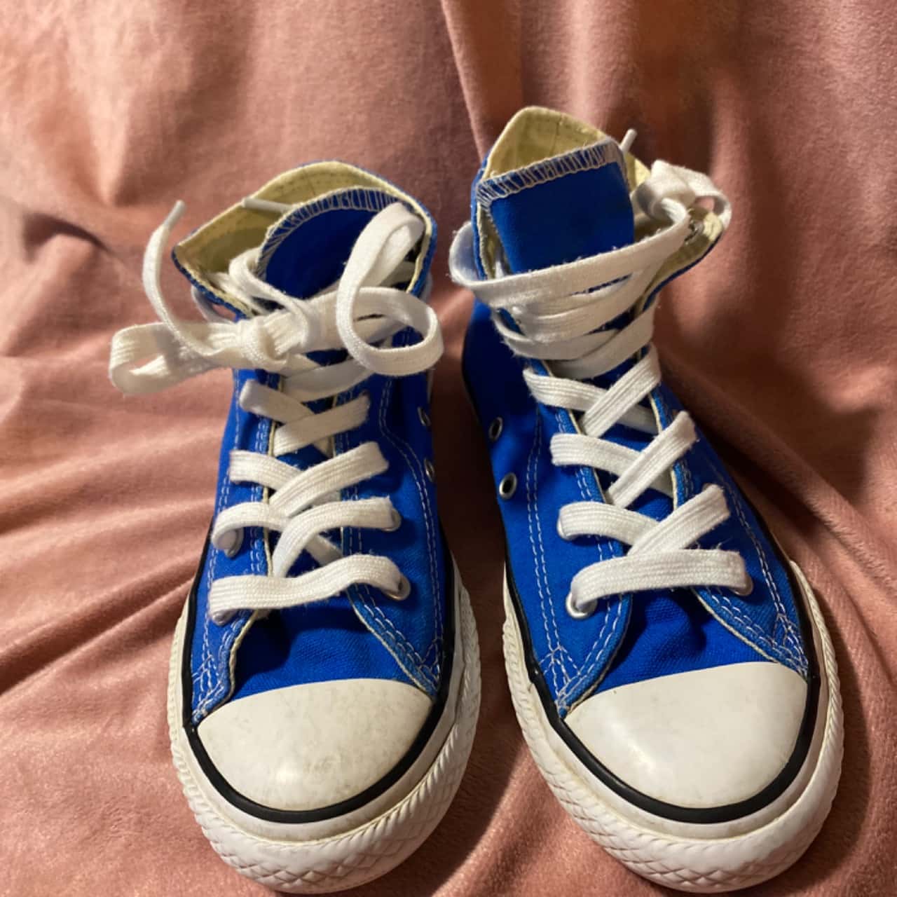Converse Kids Blue Hi Tops Unisex (s)
