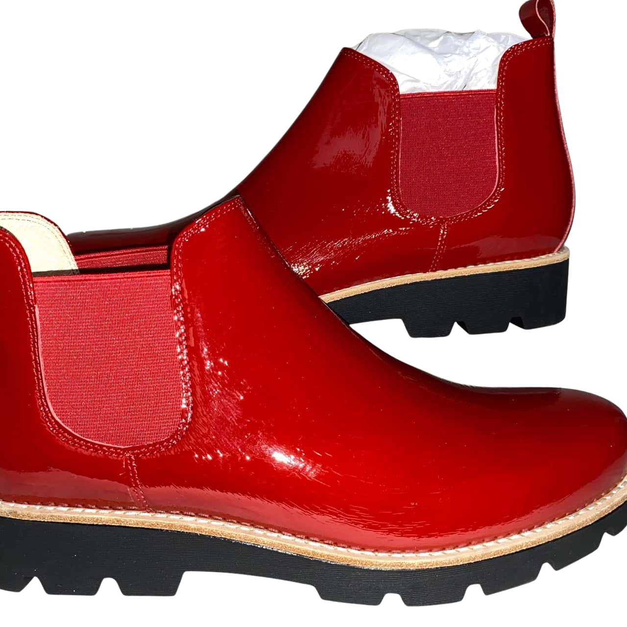 Women's MIDAS Boots Size 41 Shiny Red (s)