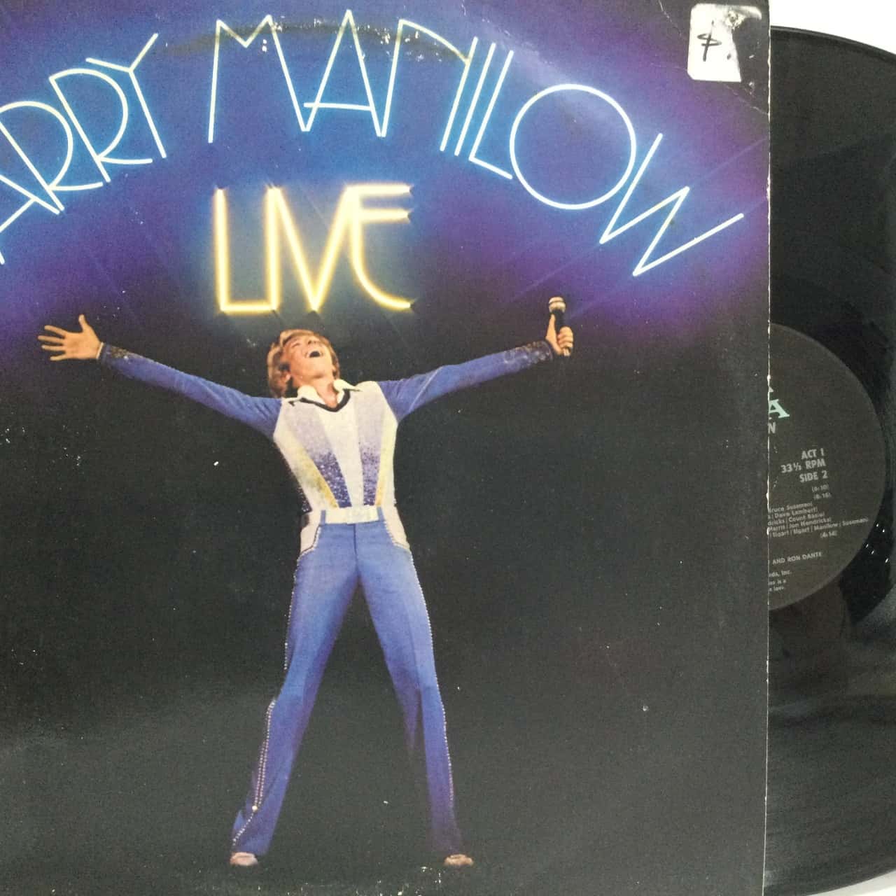 Live by Barry Manilow 2 Record set