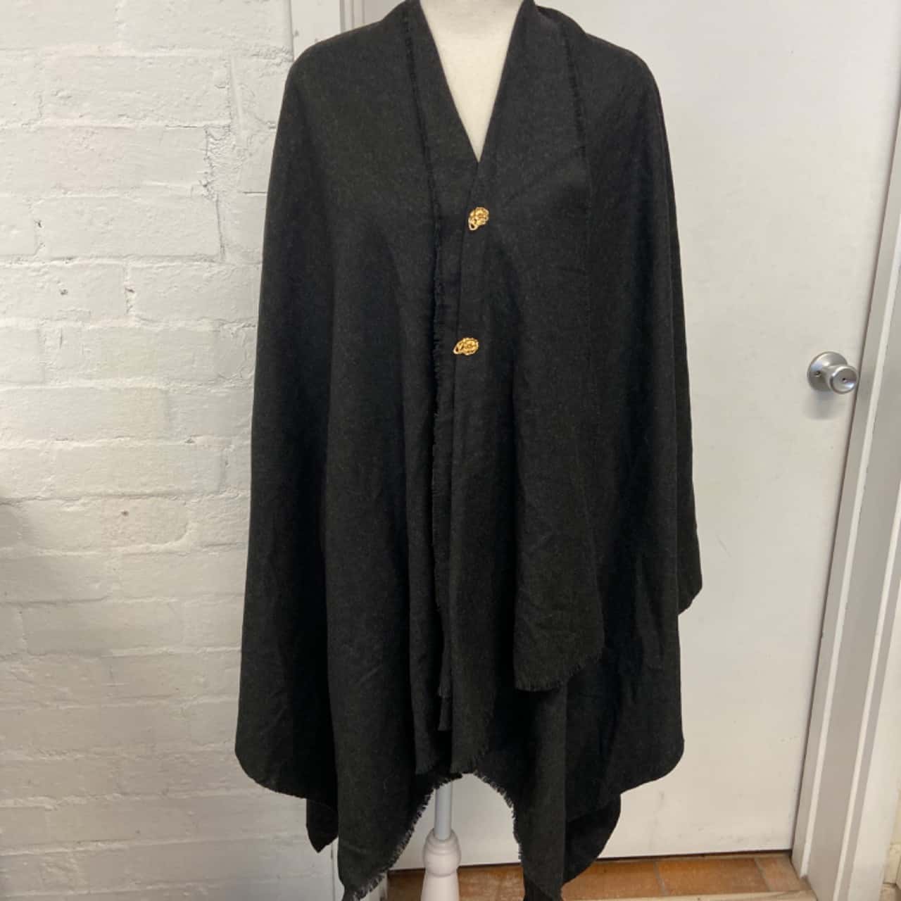 One Size Grey wooden cape(s)