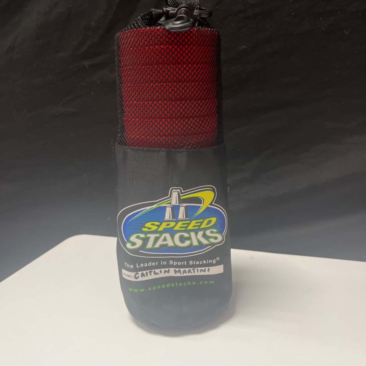 Speed stakes set of cup and bag