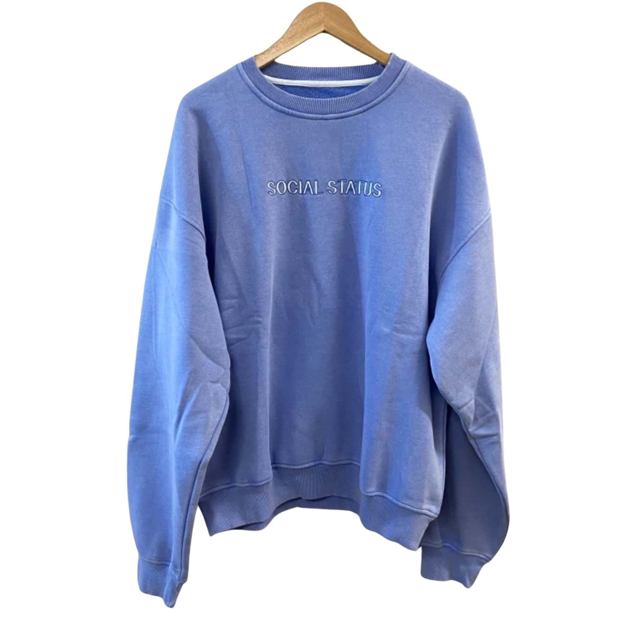 Womens Size M Pale Blue Tracksuit Jumper Social Status Brand NEW(s)