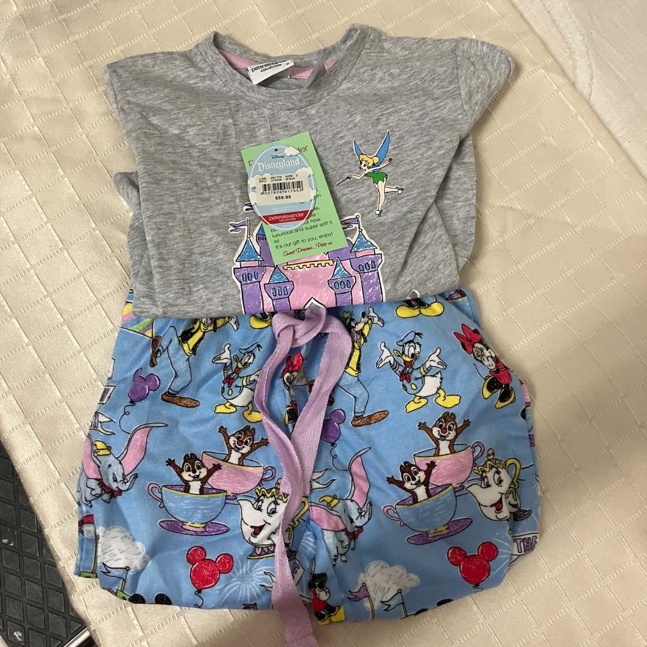 Peter Alexander Kids Size 3 Sleepwear Blue / Grey