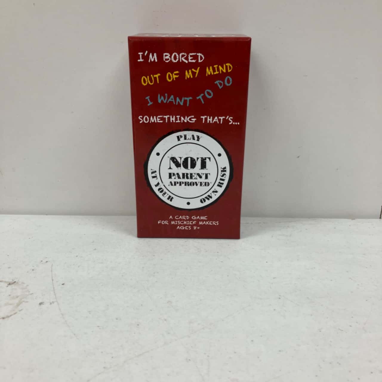 Not Parent Approved Play At Your Own Risk Card Game
