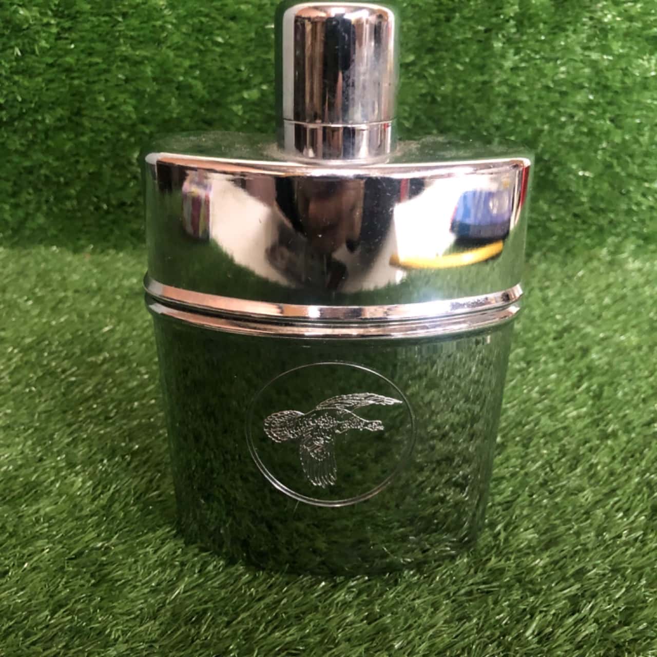 Kentucky Wild Turkey Silver Embossed Hip Flask (s)