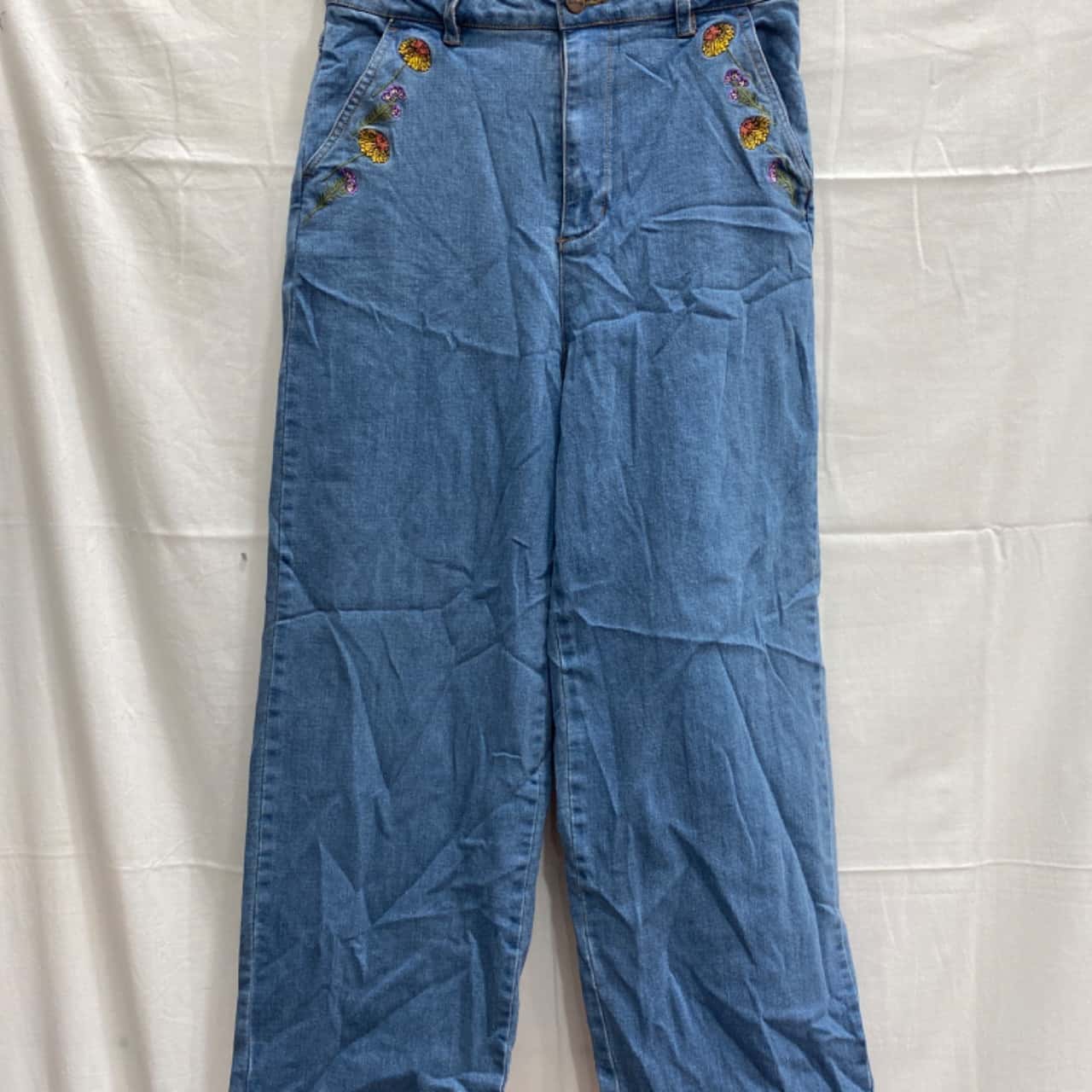Princess Highway Womens Size 10 Wide Leg Jeans (s)