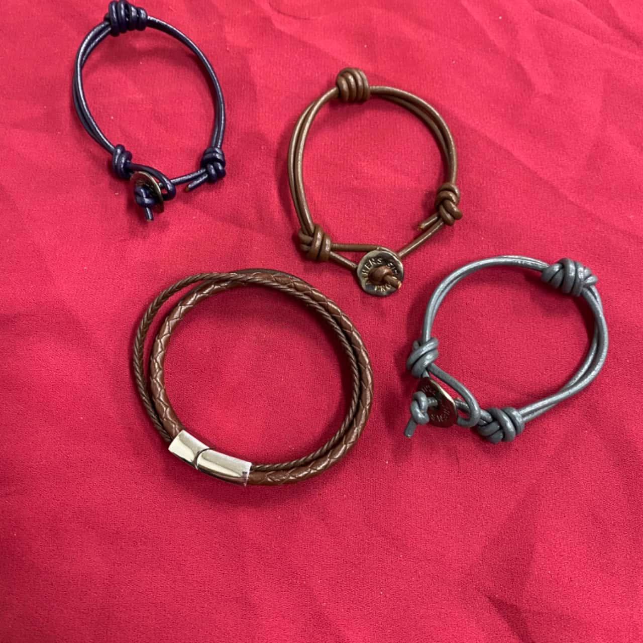 Womens Protasis Athens Leather Bracelets (s)