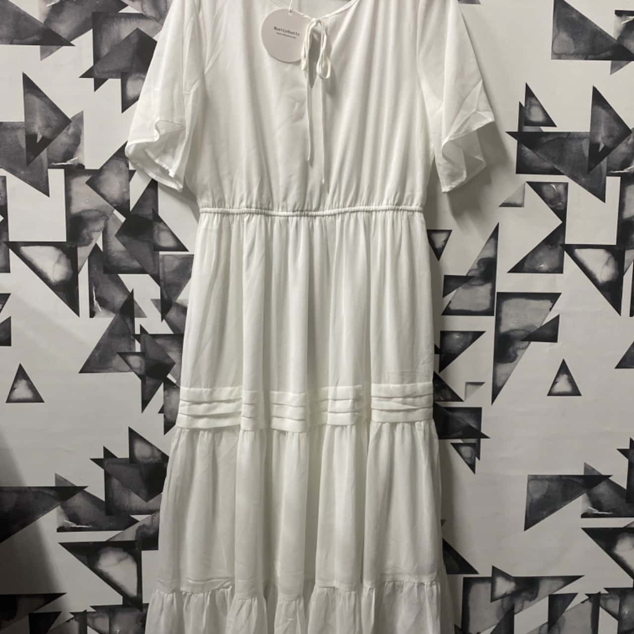 Rusty Dusty Size L White boho dress new (s)