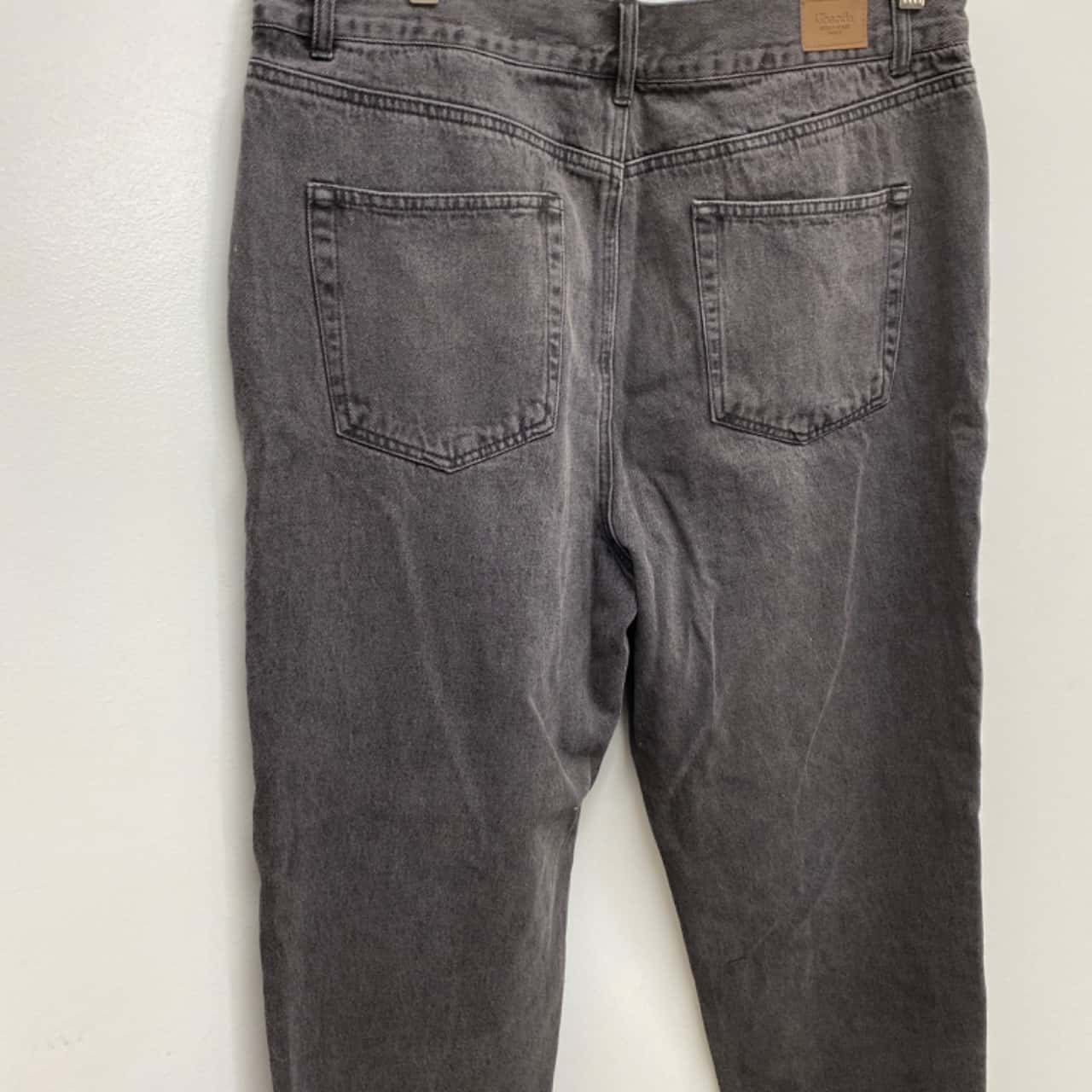 Ghanda Mens Size 36 Wide Leg Jeans Black (s)