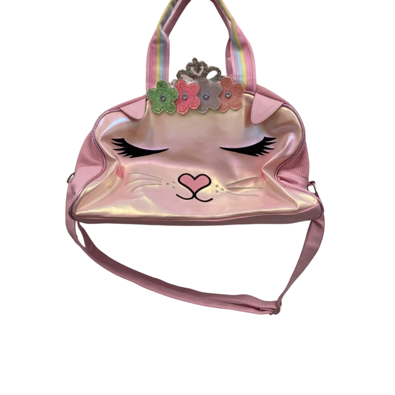 Kids OMG Rabbit Metallic Medium Duffle Bag By Miss Gwen (s)