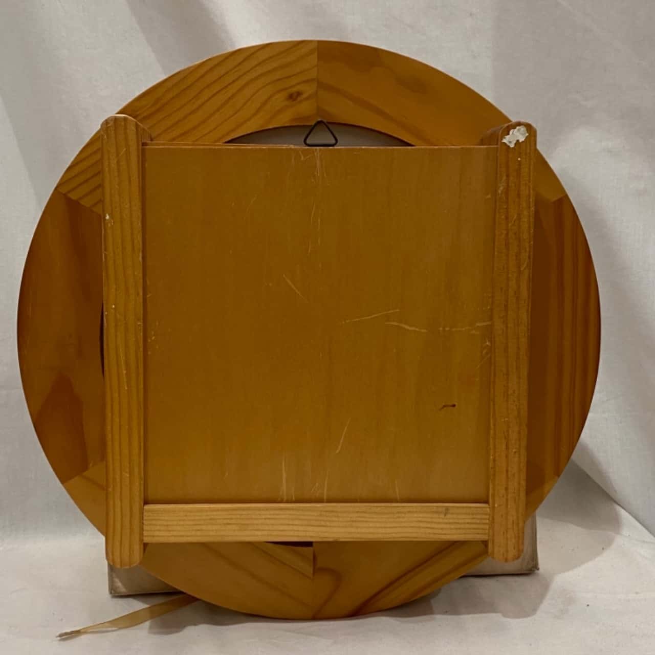 Medium Retro Railway Style Clock with Pine Wood Roberts and Dune ...