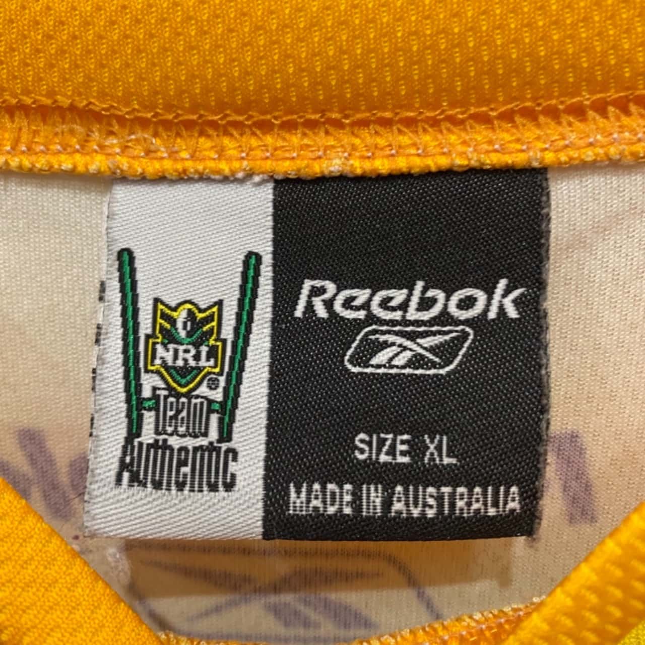 Mens MELBOURNE STORM SIZE XL Reebok Sports Jersey NRL Rugby