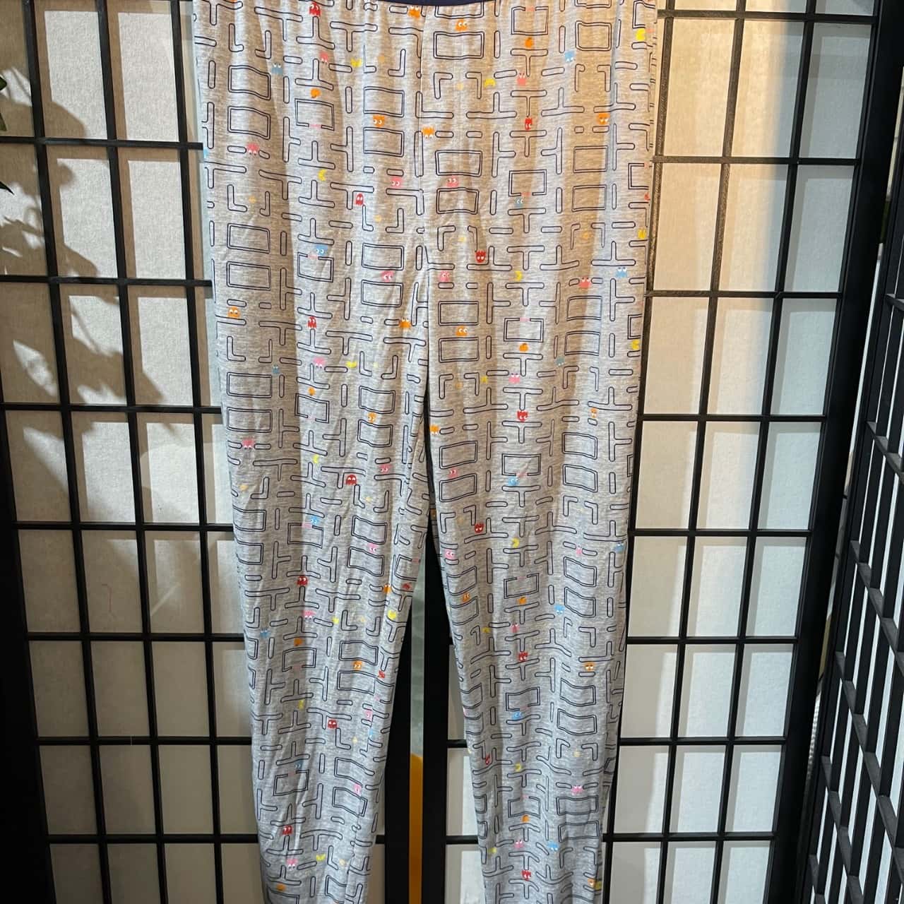 Mens Pac-Man PJ'S Bottoms Black / Blue / Grey / Multicoloured / Orange ...