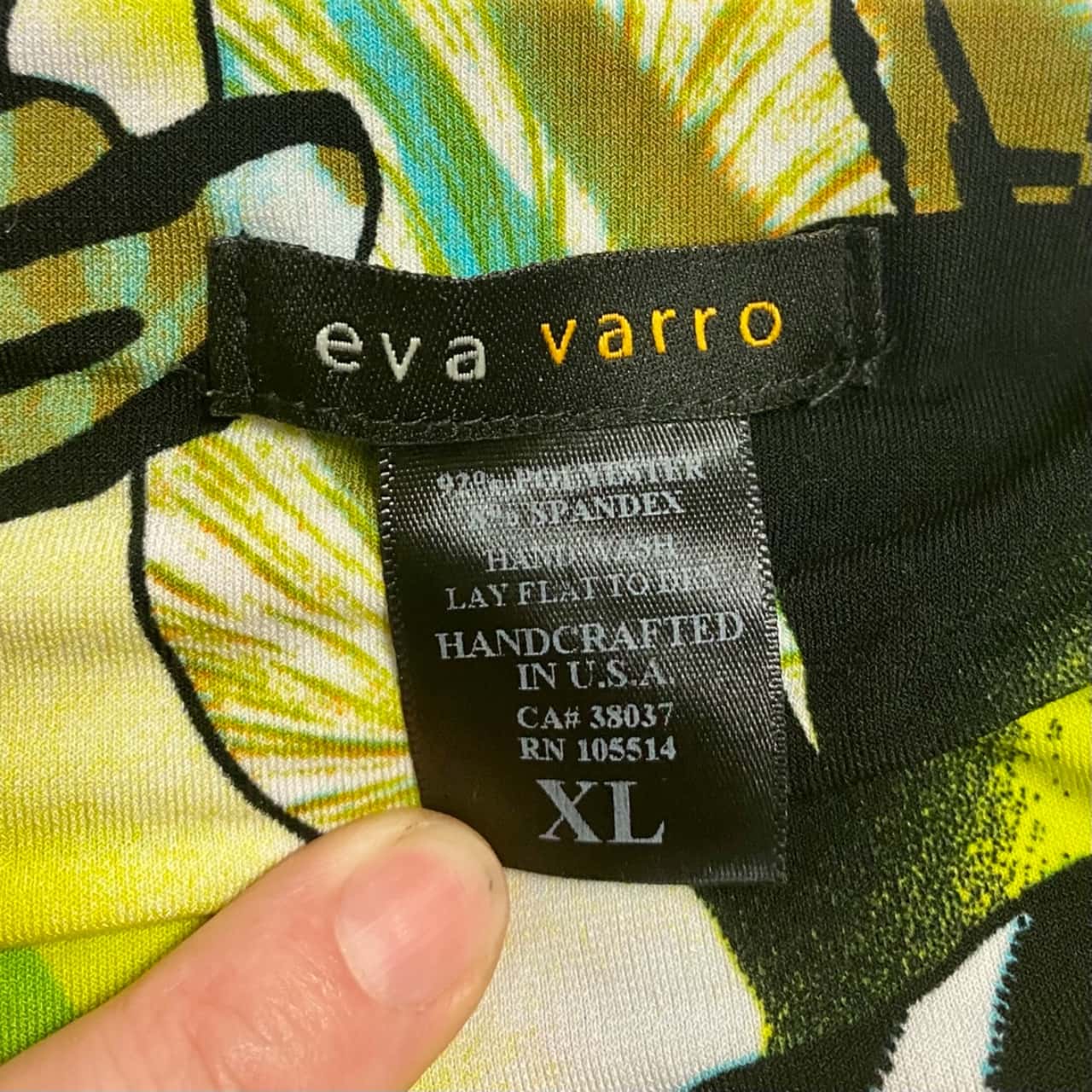 Eva varro Womens Size XL Wide Leg Multicoloured Pants (s)