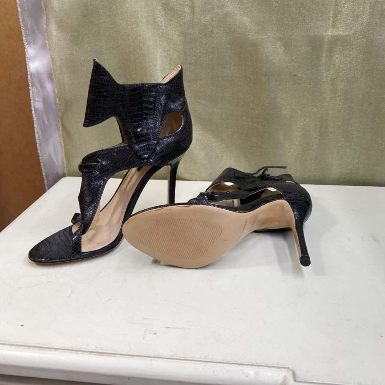 Tony Bianco black heels size 8