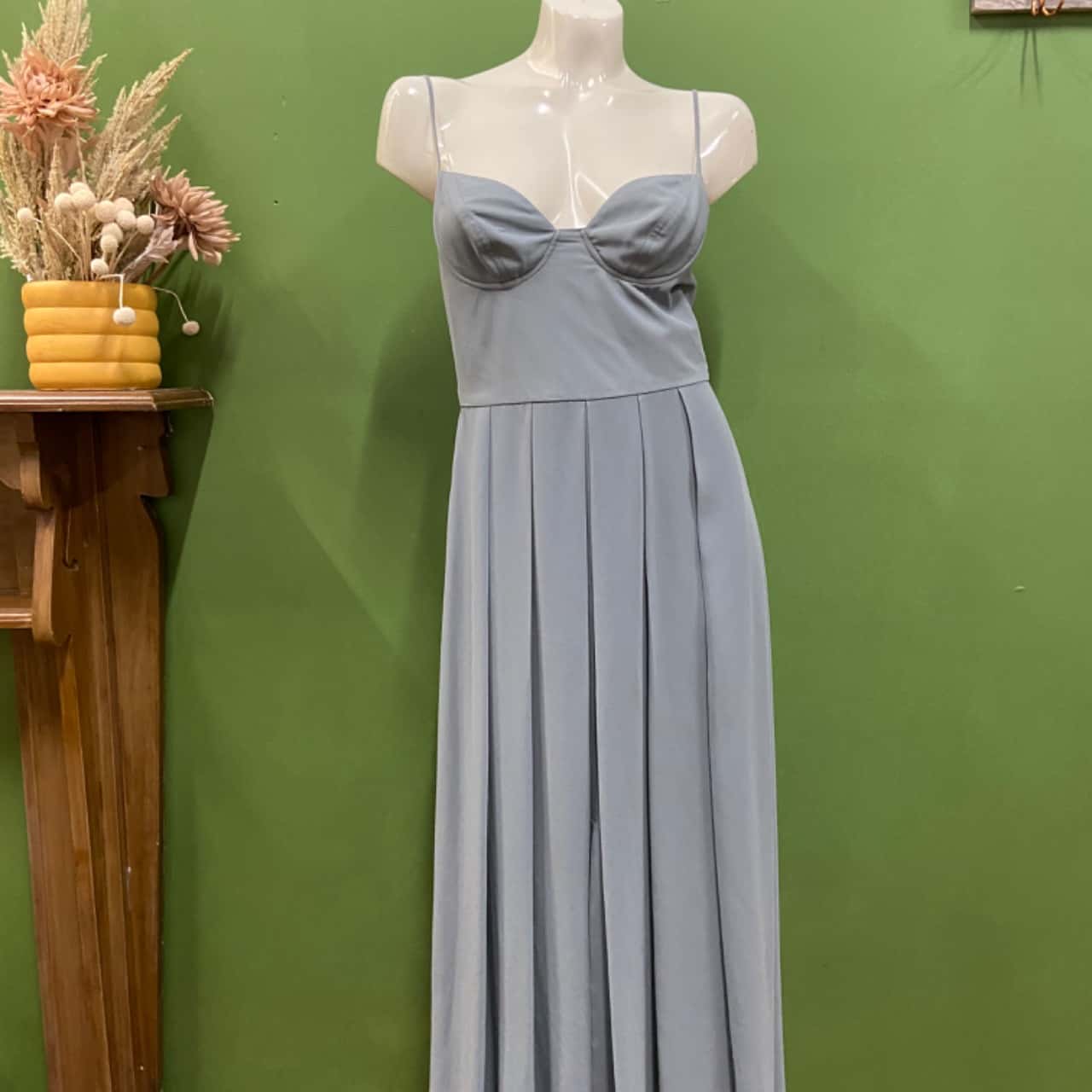 Lisa Ho Size 10 Blue/Grey Formal Dress