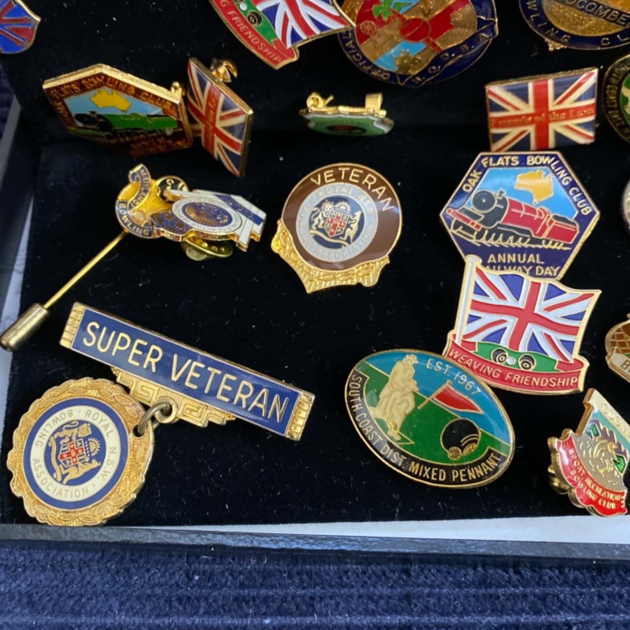 Collectors badges and pins collection