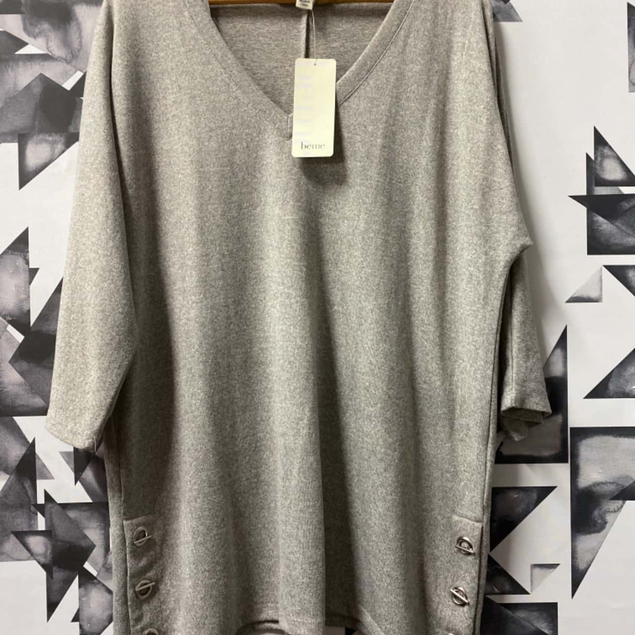 beme Womens Size XS Beige top new (s)