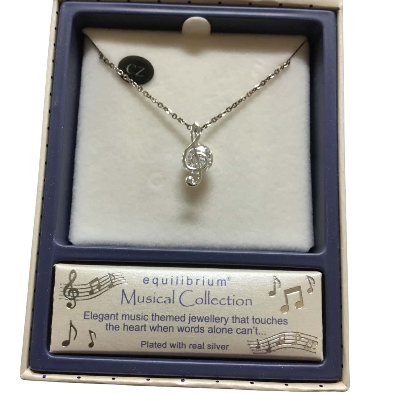 Equilibrium Music Treble Clef Pendant