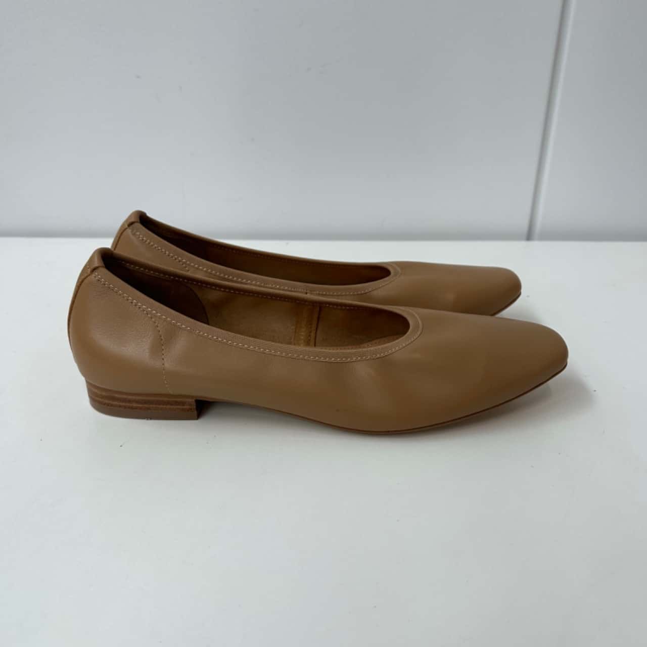 Trenery Womens Size 39 Tan Leather ballet flats (s) - Used Very Good ...