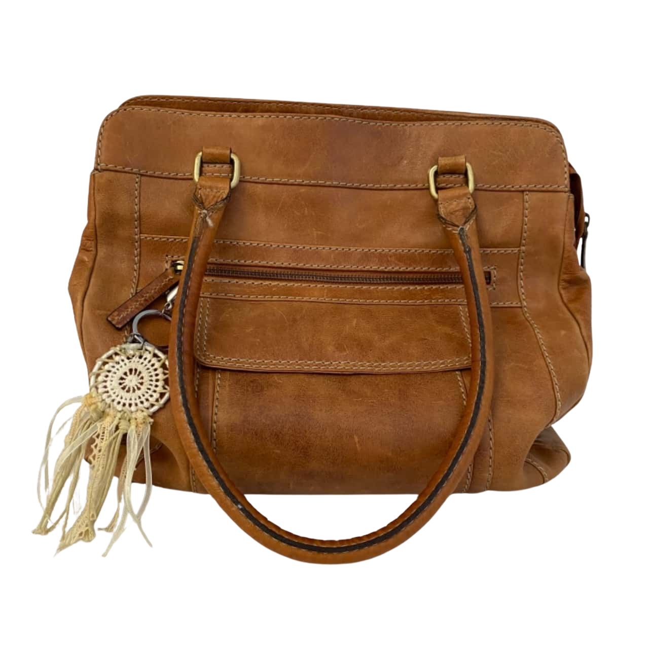 Reduced Colorado Womens Leather Handbag Tan(s)
