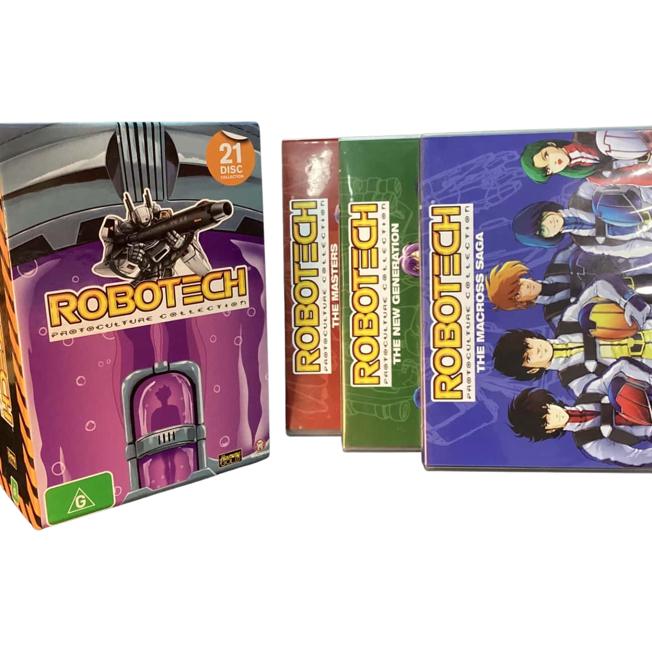 Robotech Collection DVDs 1985: The Macross Saga, The Masters, The New ...
