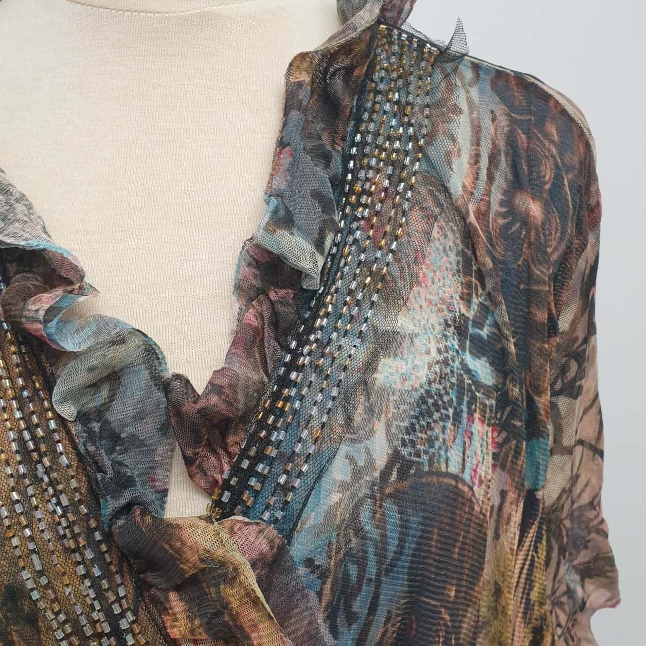 Eplisse By Taking Shape Super Classy Brown / Pink & Green Oriental ...