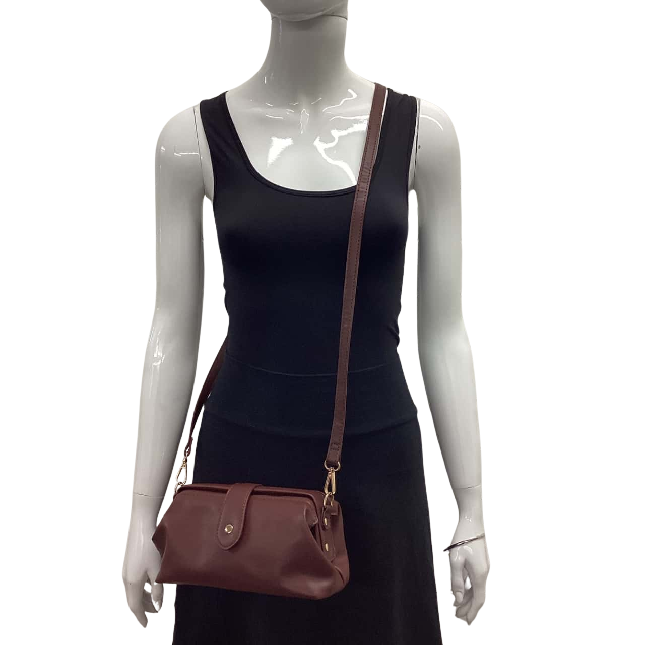 Womens Maroon/Gold Cross Body Bag(s)