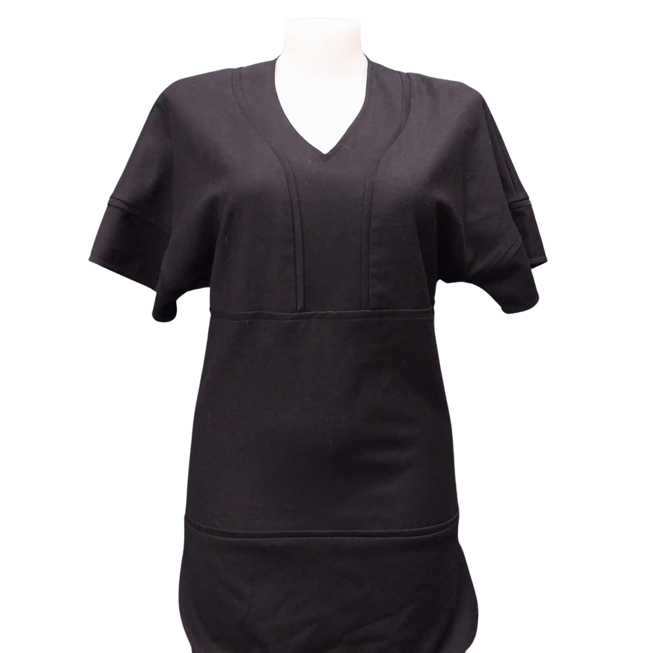 Morrison - Womens short Sleeve Dress, Black ,size 1 ( will fit 10/12 ).(s)