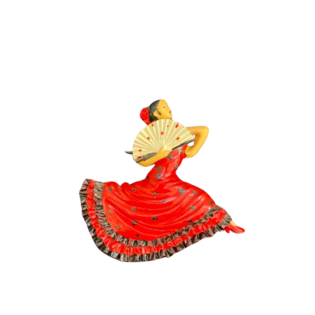 Red dancing lady magnet(s)