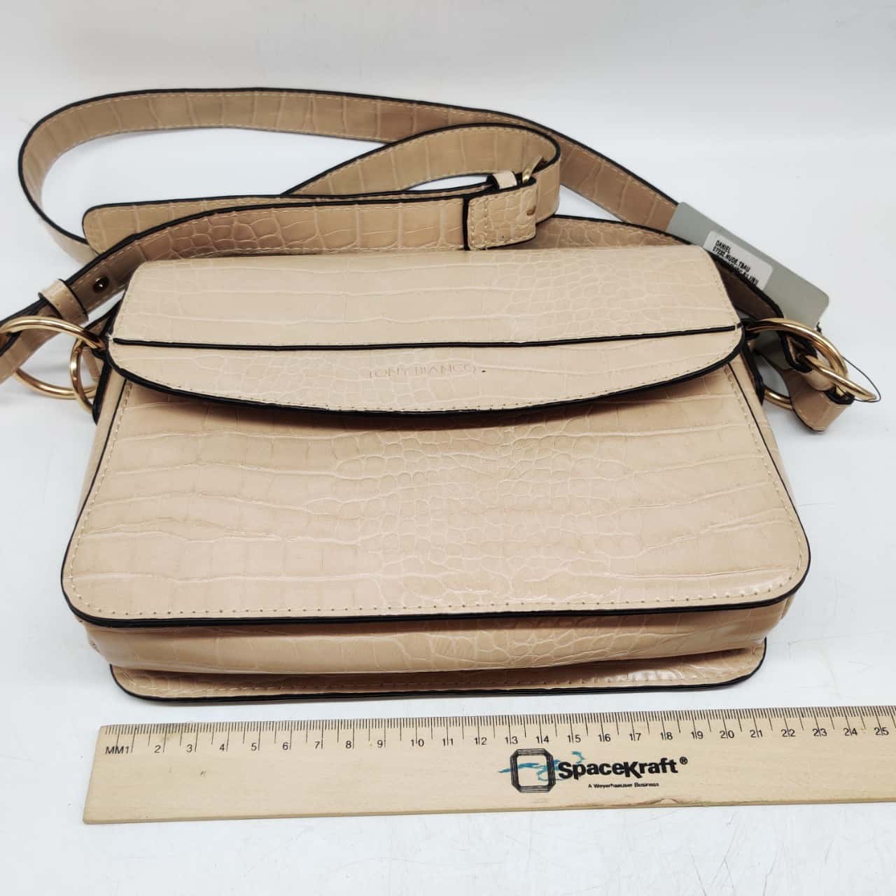 BNWT Tony Bianco Womens Crossbody Satchel Handbag Animal Print / Beige ...