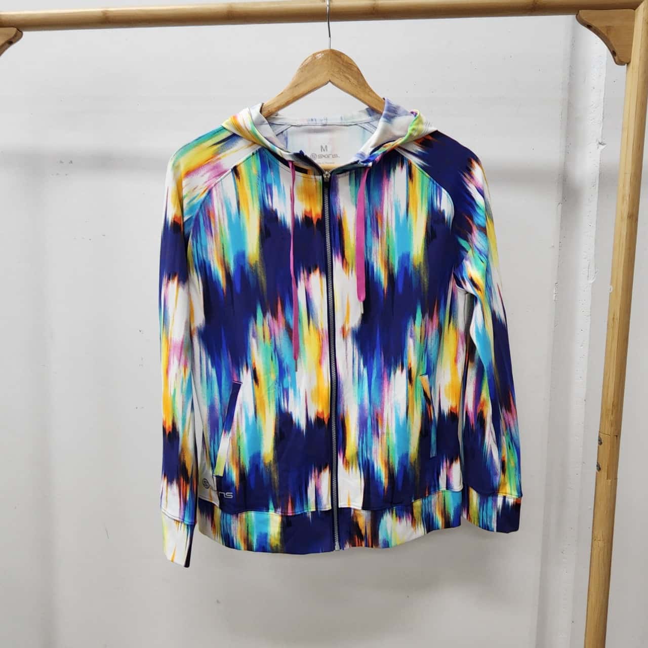 Skins Womens Size M Zip Up Hoodie Multicoloured (s)