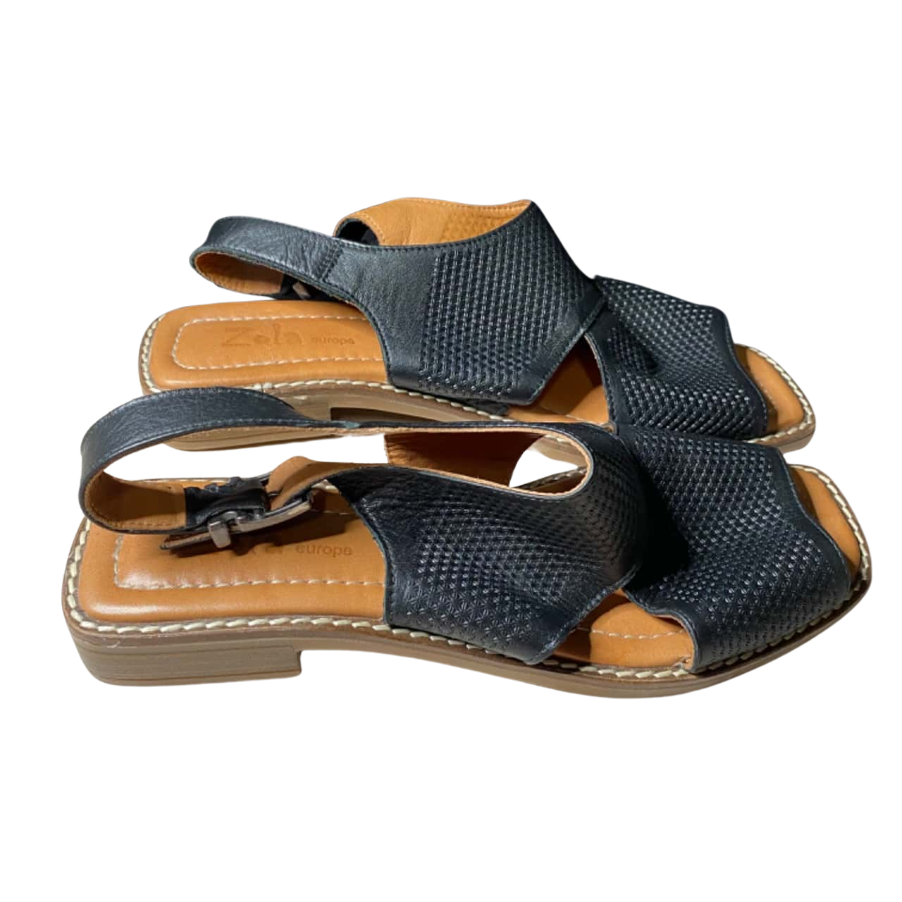 Zola Europe Leather Open Toe Sandals Size 39(s)