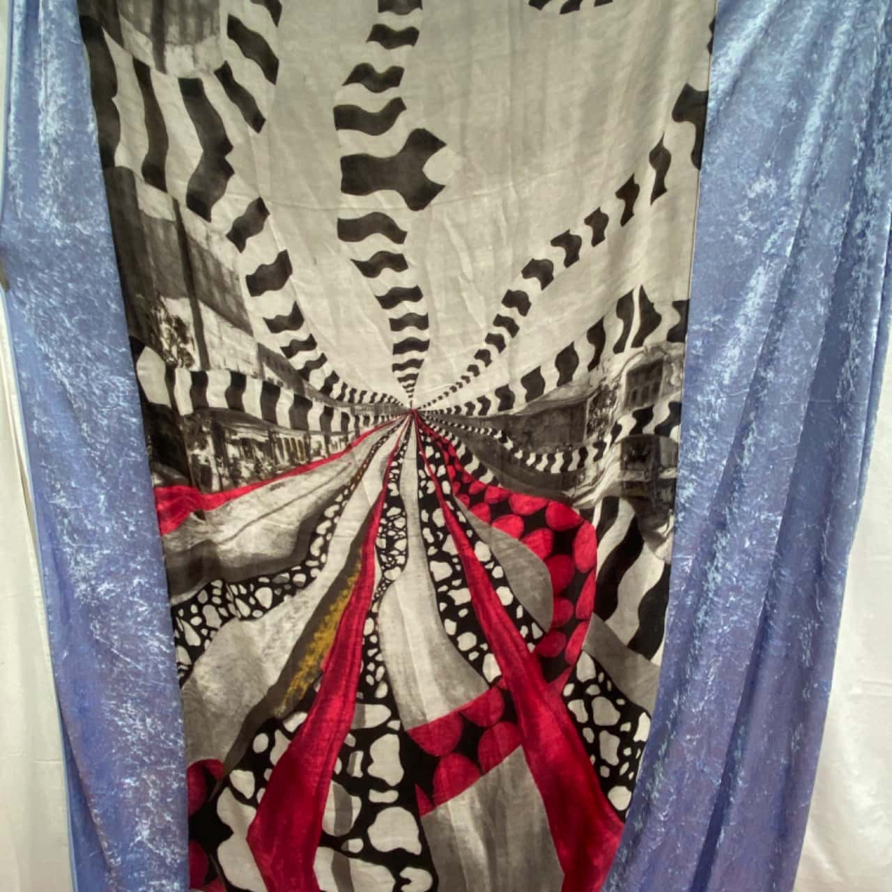 Olla Oh Womens Printed Scarf (s)