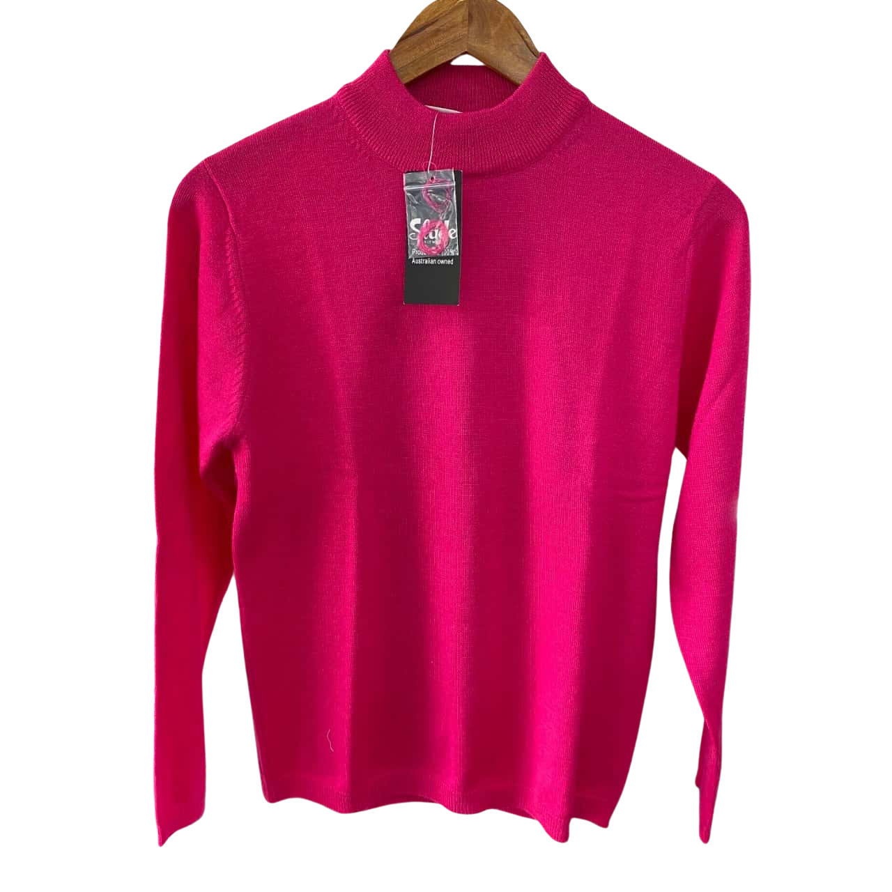 Slade Womens Size 10 Crew Neck Jumper Pink (s)