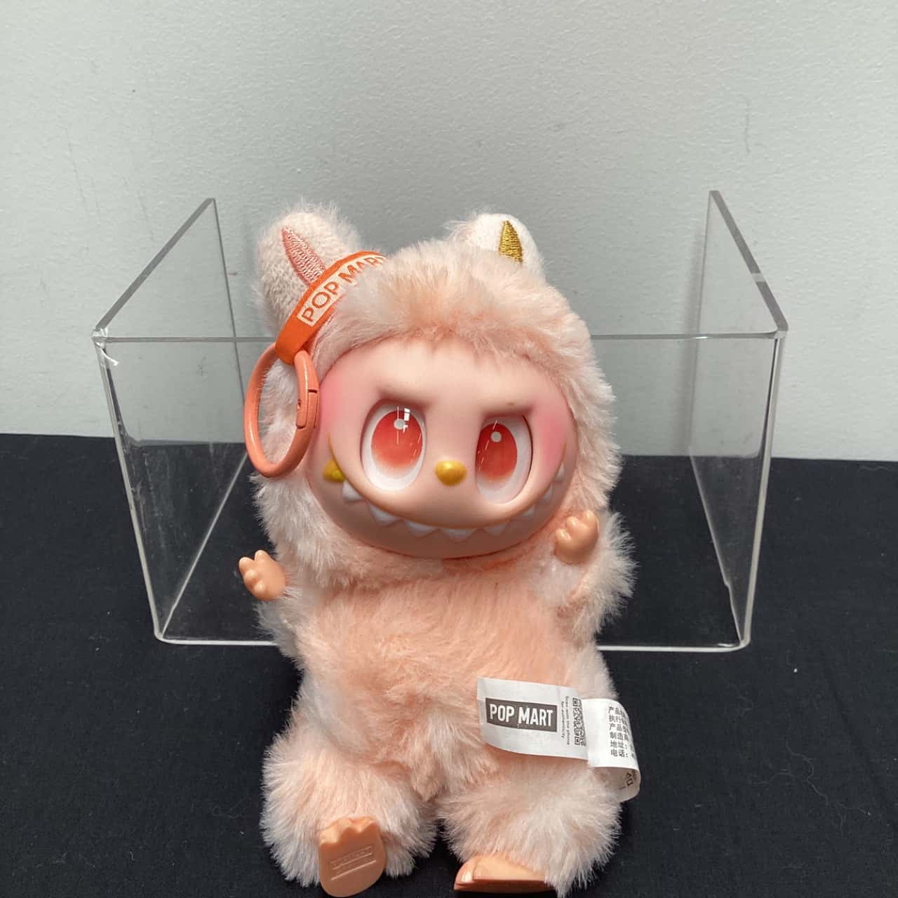 POP MART-Monsters key chain - apricot white (gold ear )(s)