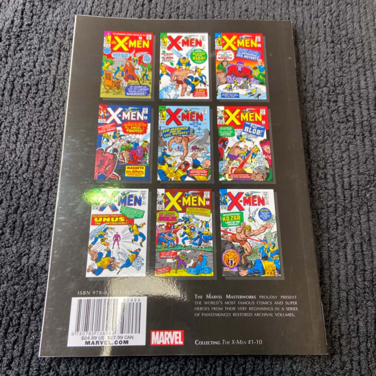 The X-Men: Marvel Masterworks Comic By Stan Lee