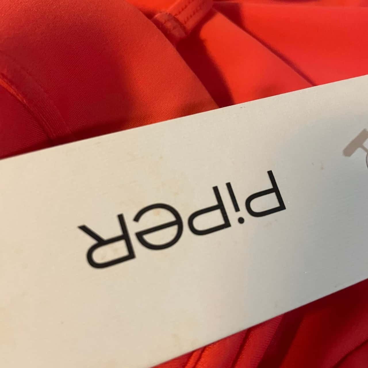 PIPER Womens Size 12 Red - Swimming Costume (s)