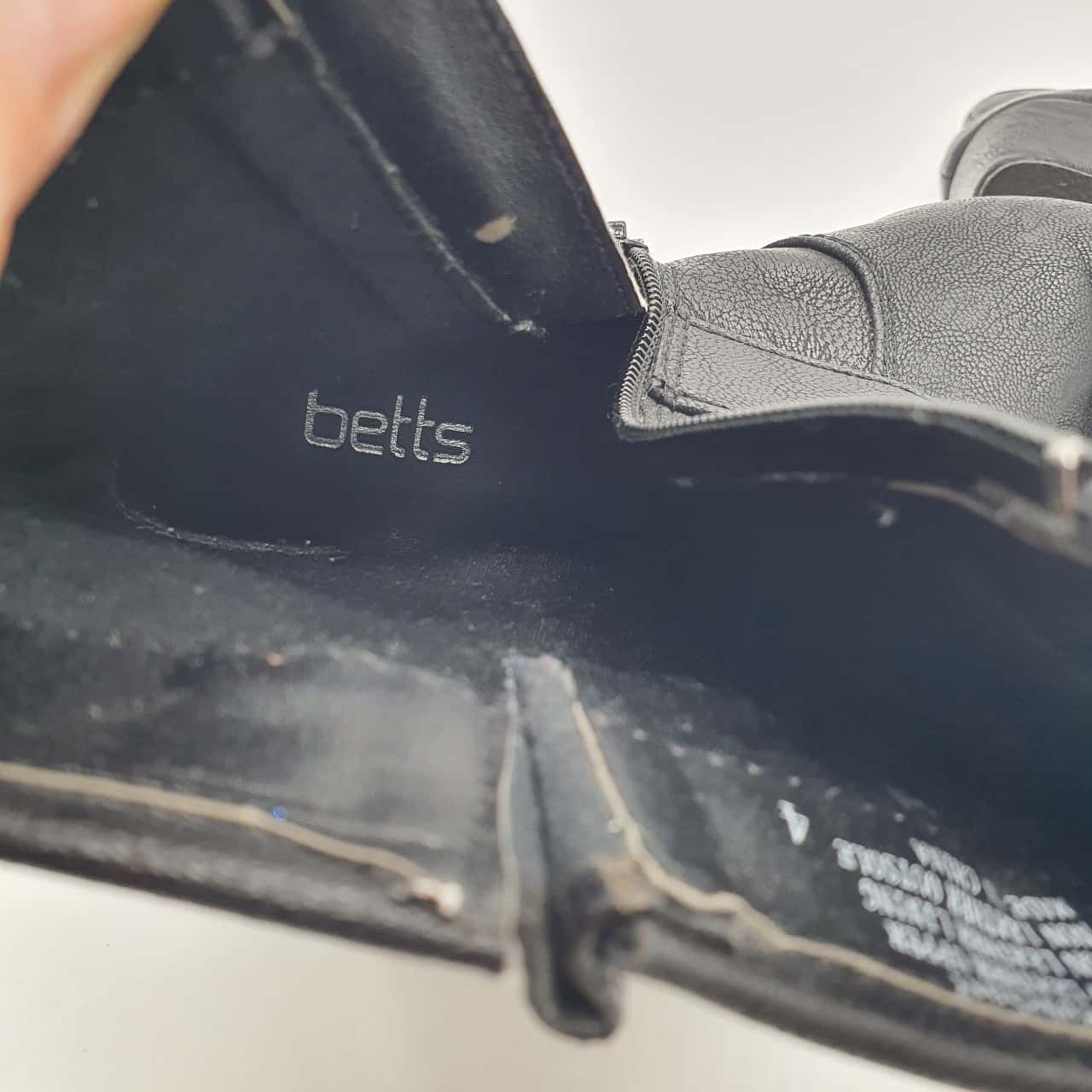 Womens Black Betts Boots