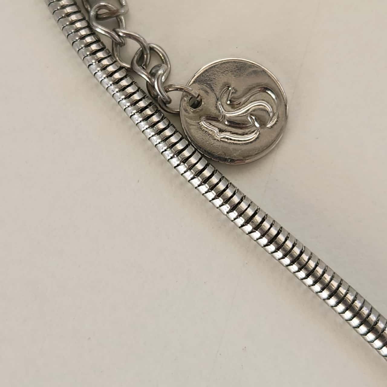 Taking Shape Silver Tone Medallion Scales Armour Necklace(s)