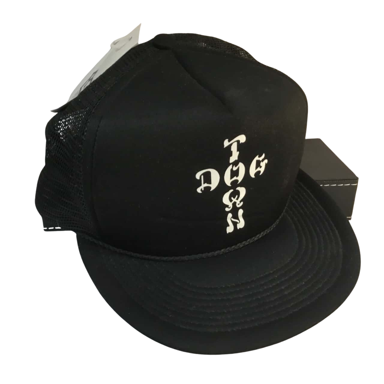 BNWT Black Mesh Flip Hat Adjustable