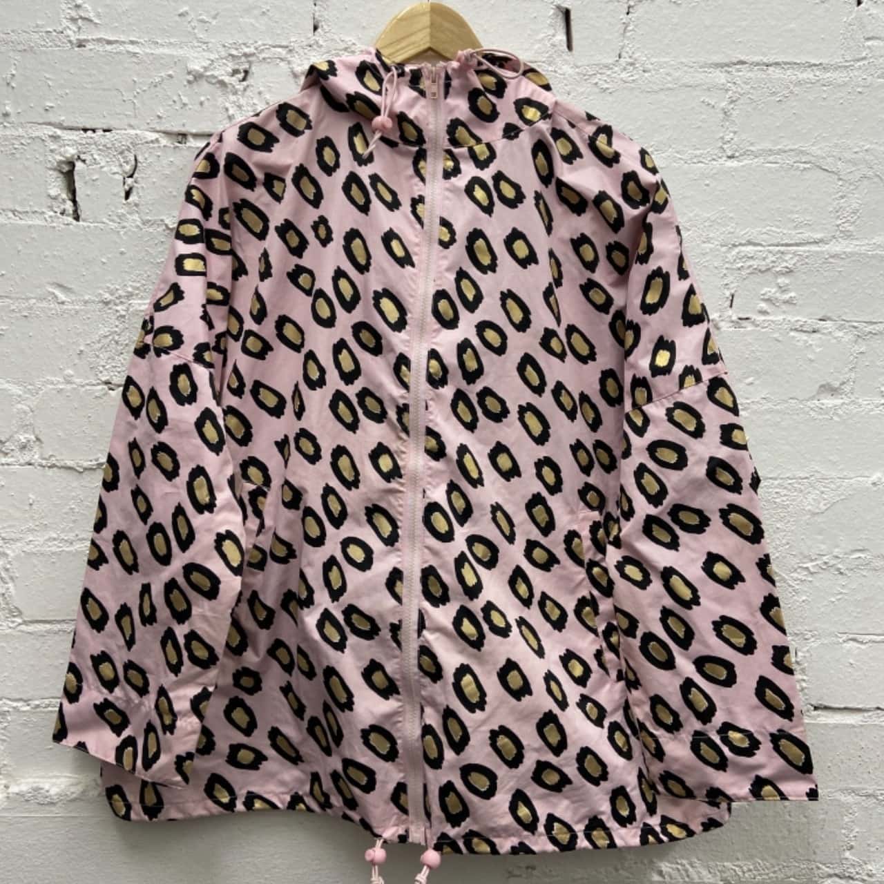 Gorman Womens Size M/L Front Zipper / Hood Jacket / Raincoat Black ...