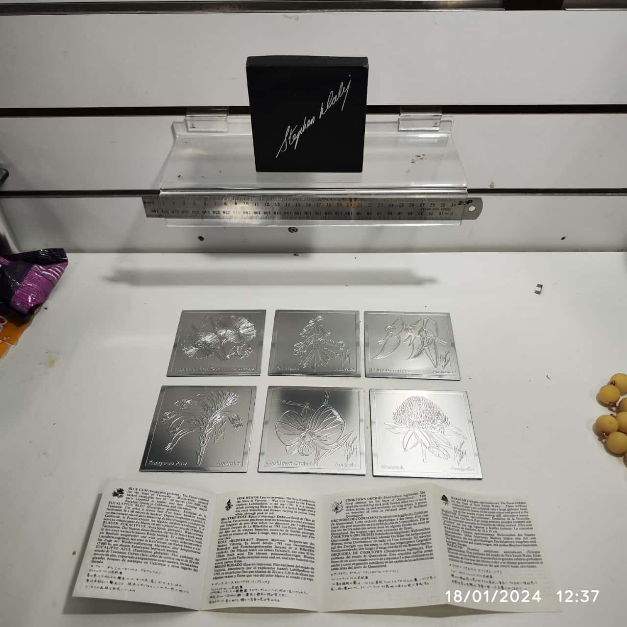 Stephan Daley Australiana Coaster Set