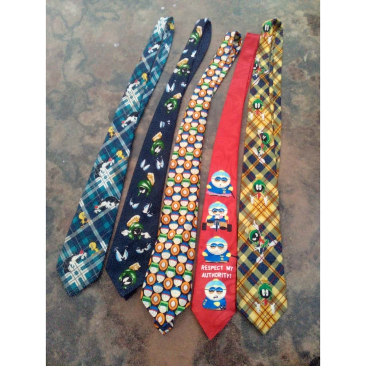 Tweety, Marvin The Martian, South Park Tie Bundle(s)