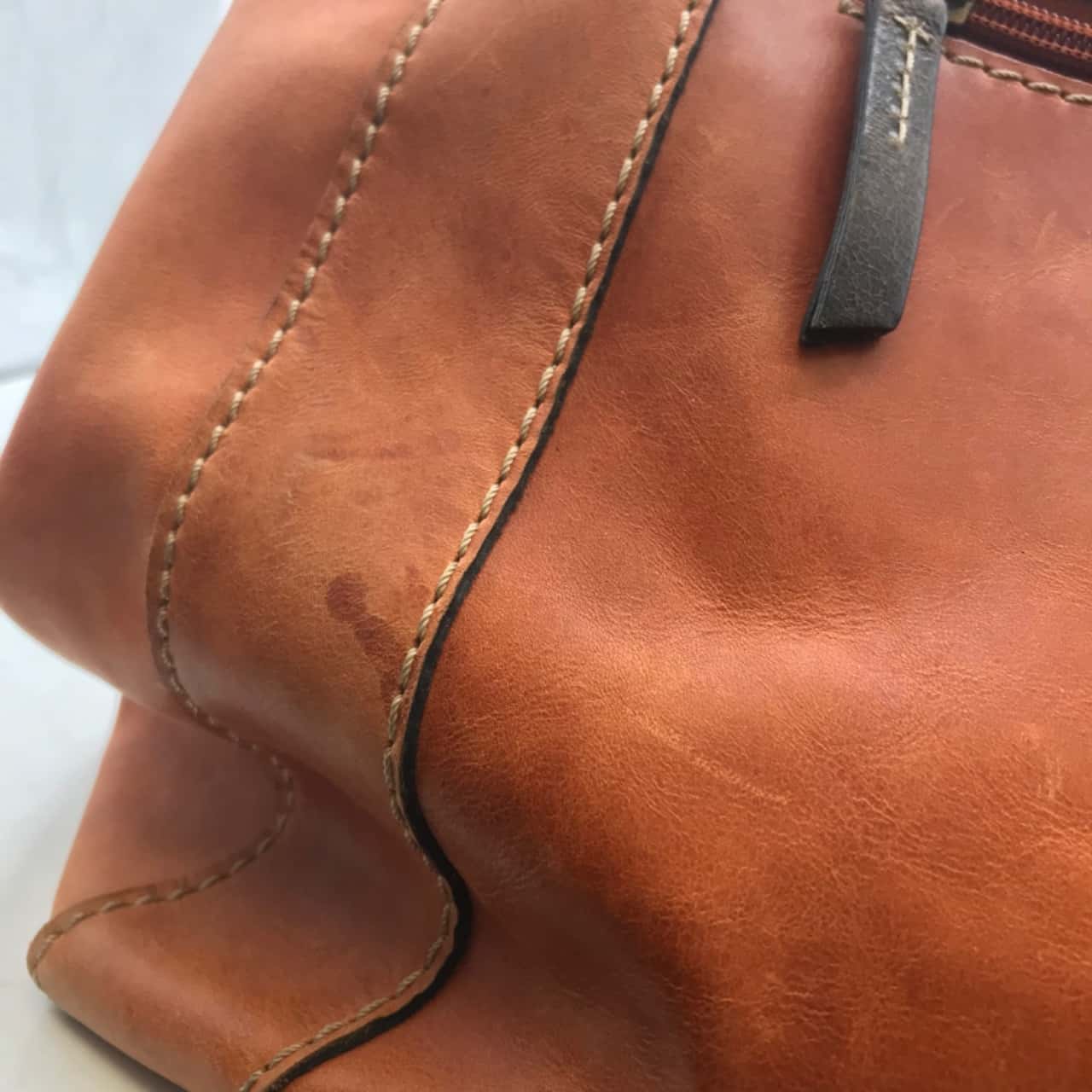 Colorado Womens Leather Handbag Brown 32 cm x 26 cm x 12 cm