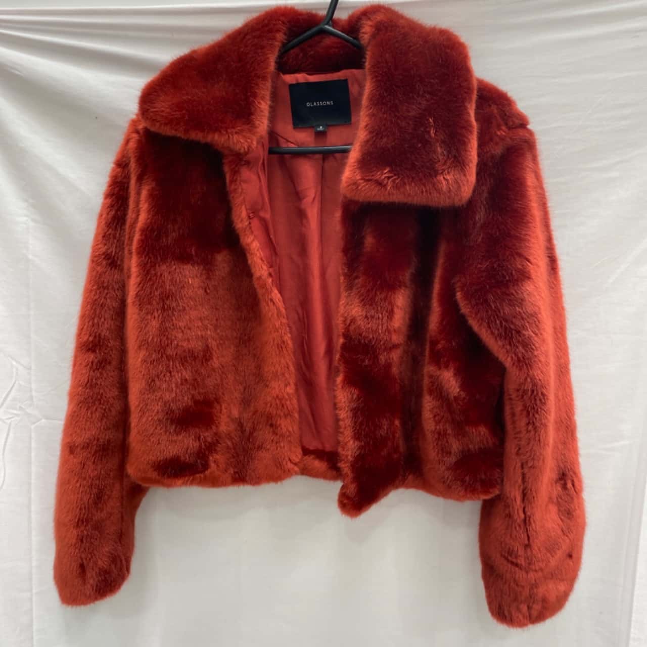 Glassons Size S Coat Womens Rusty Red (s)