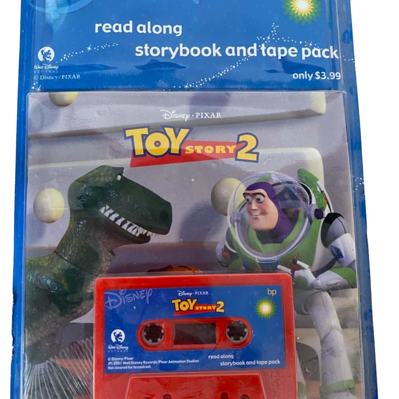 Disney toy story book and cassette